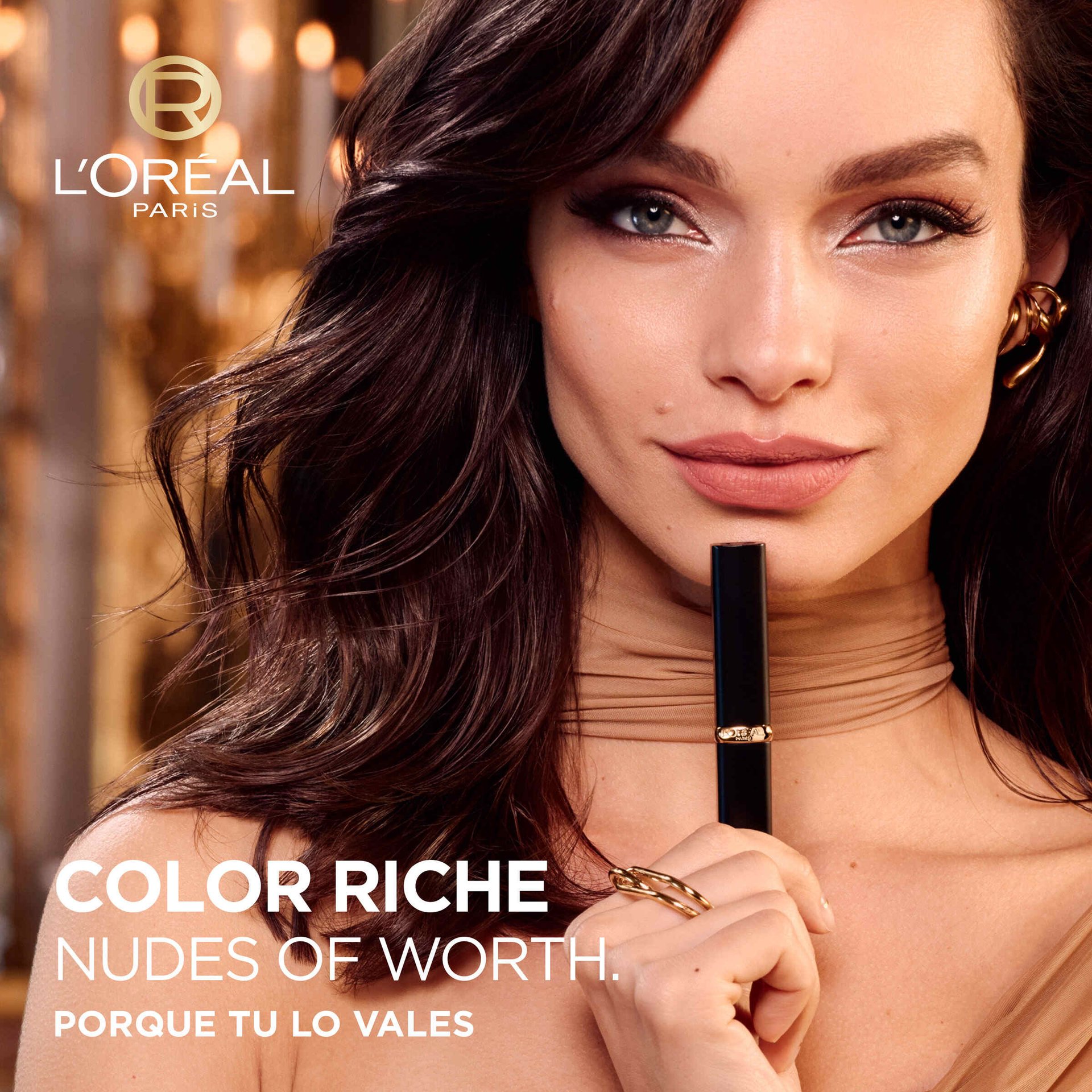 Color Riche Intense Volume Matte Nudes of Worth Labial en Barra