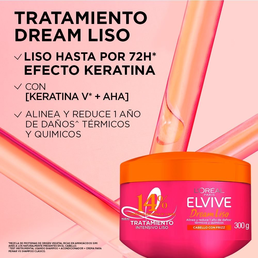 Línea Elvive Dream Liso: para cabello con frizz | L'Oréal Paris